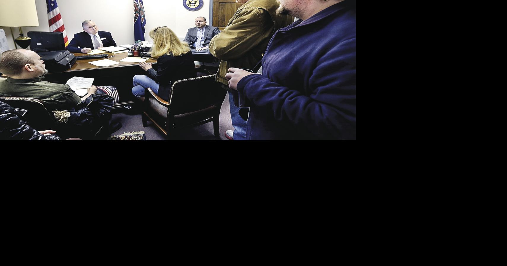 Groups protest head-to-head outside Comstock’s office | News ...