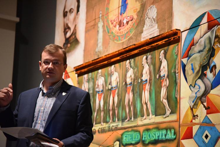 Artist’s bold paintings pull no punches | Winchester Star ...