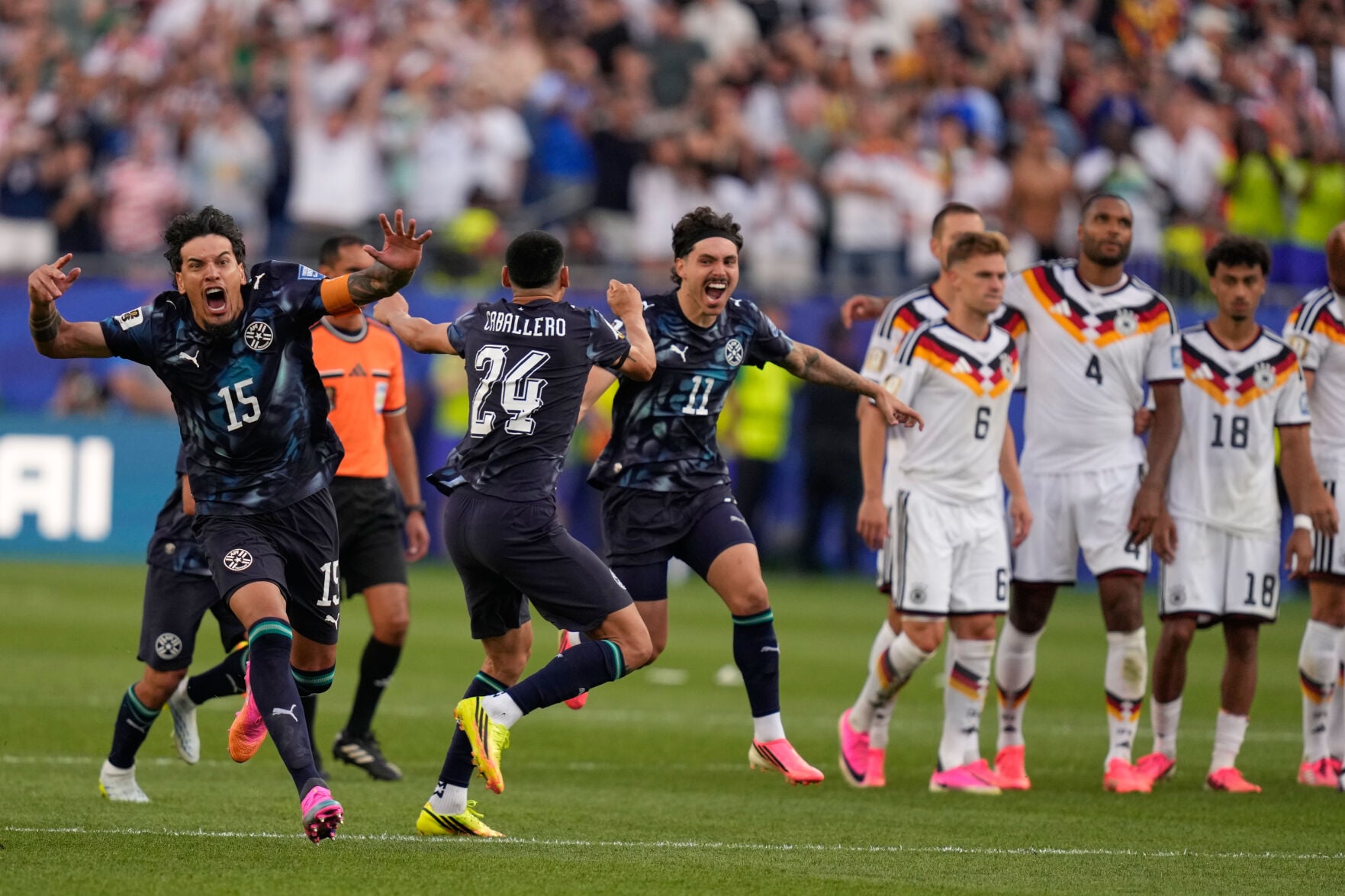 One Extraordinary Photo: Paraguay celebrates stunning upset of Germany ...