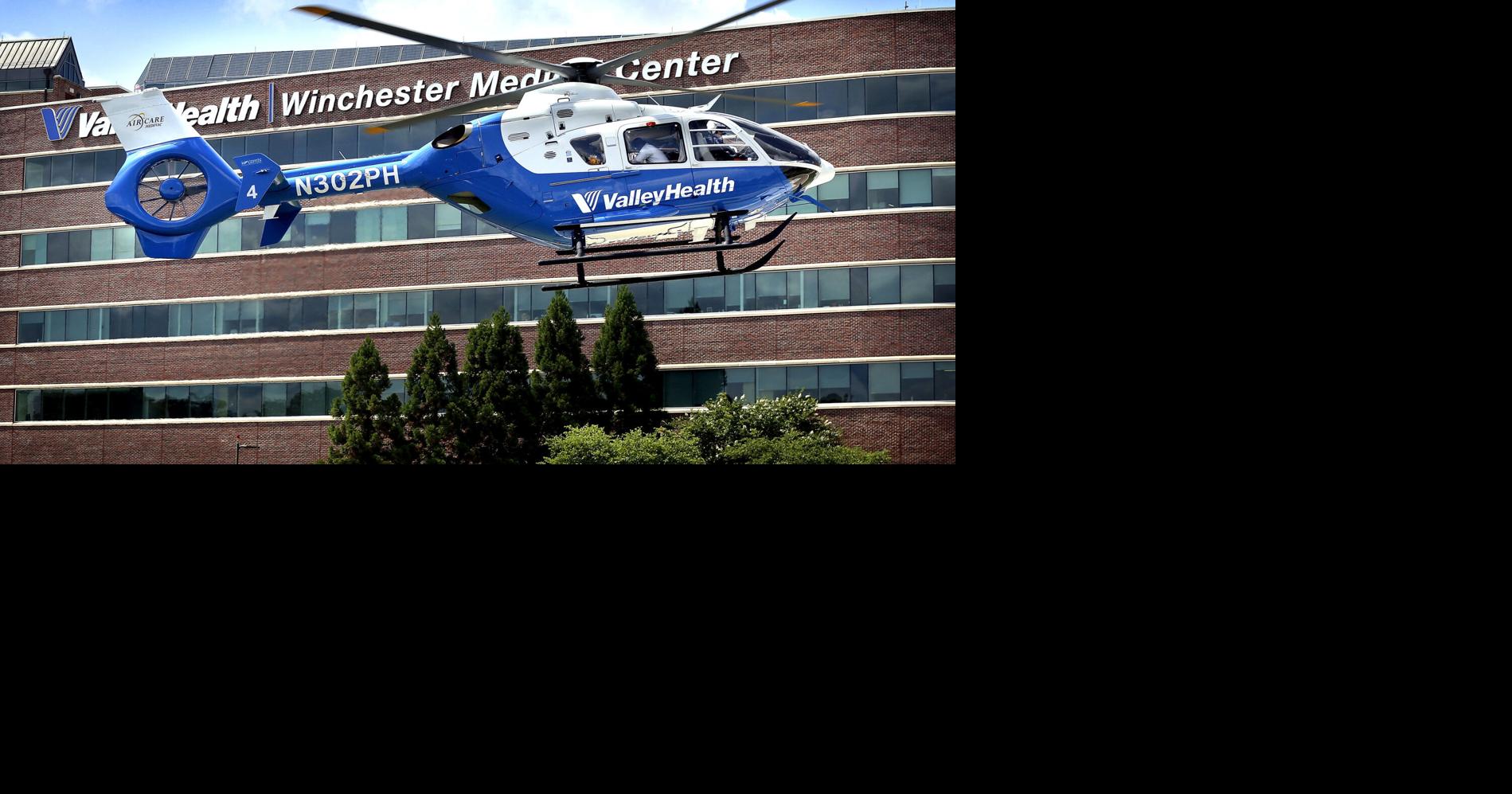 Valley Health unveils medical transport helicopter | Events ...