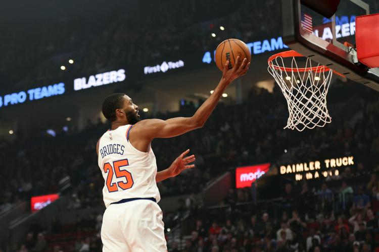 Knicks end Trail Blazers' 5-game winning streak with 123-114 victory ...