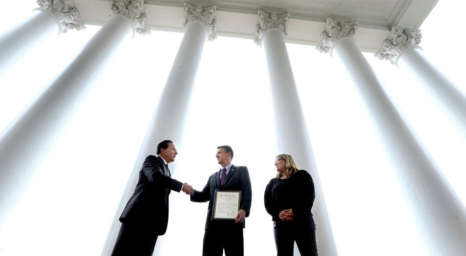 Congressman honors Handley High School's centennial | Winchester Star ...