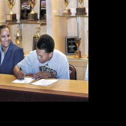 Handley big man Cameron Jackson signs to play basketball at Wofford ...