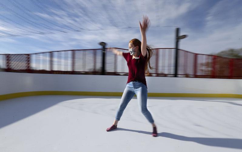 Discovery Museum installs sock-skating rink on its roof | Winchester ...