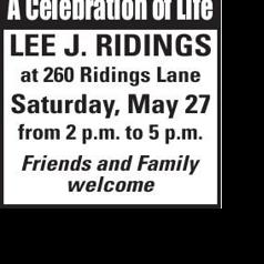 Lee J. Ridings | Obituaries | winchesterstar.com