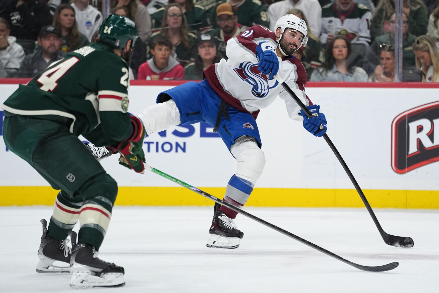 Wild defenseman Zach Bogosian out for Game 5 against Avalanche with ...