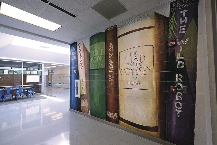 Colorful murals brighten Winchester school | Winchester ...