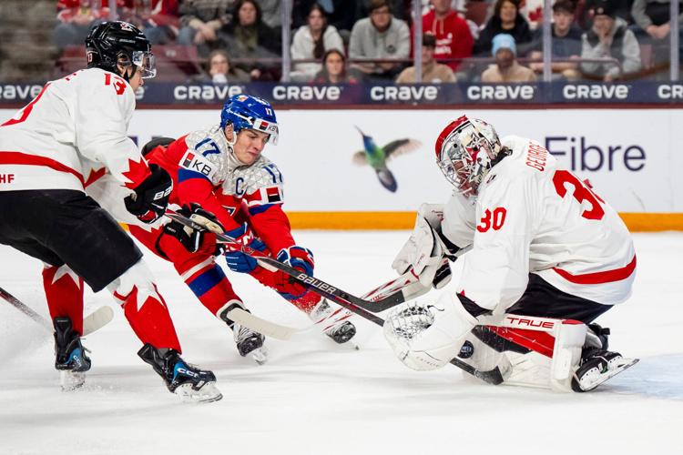 Zayne Parekh scores twice and Canada tops Czechia this time around at ...