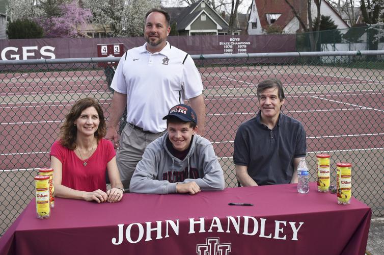 Handley's Mueller signs tennis scholarship with Richmond | Sports ...