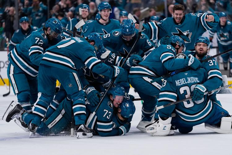 Toffoli gets 2nd goal of game in OT to rally Sharks to 5-4 win over ...