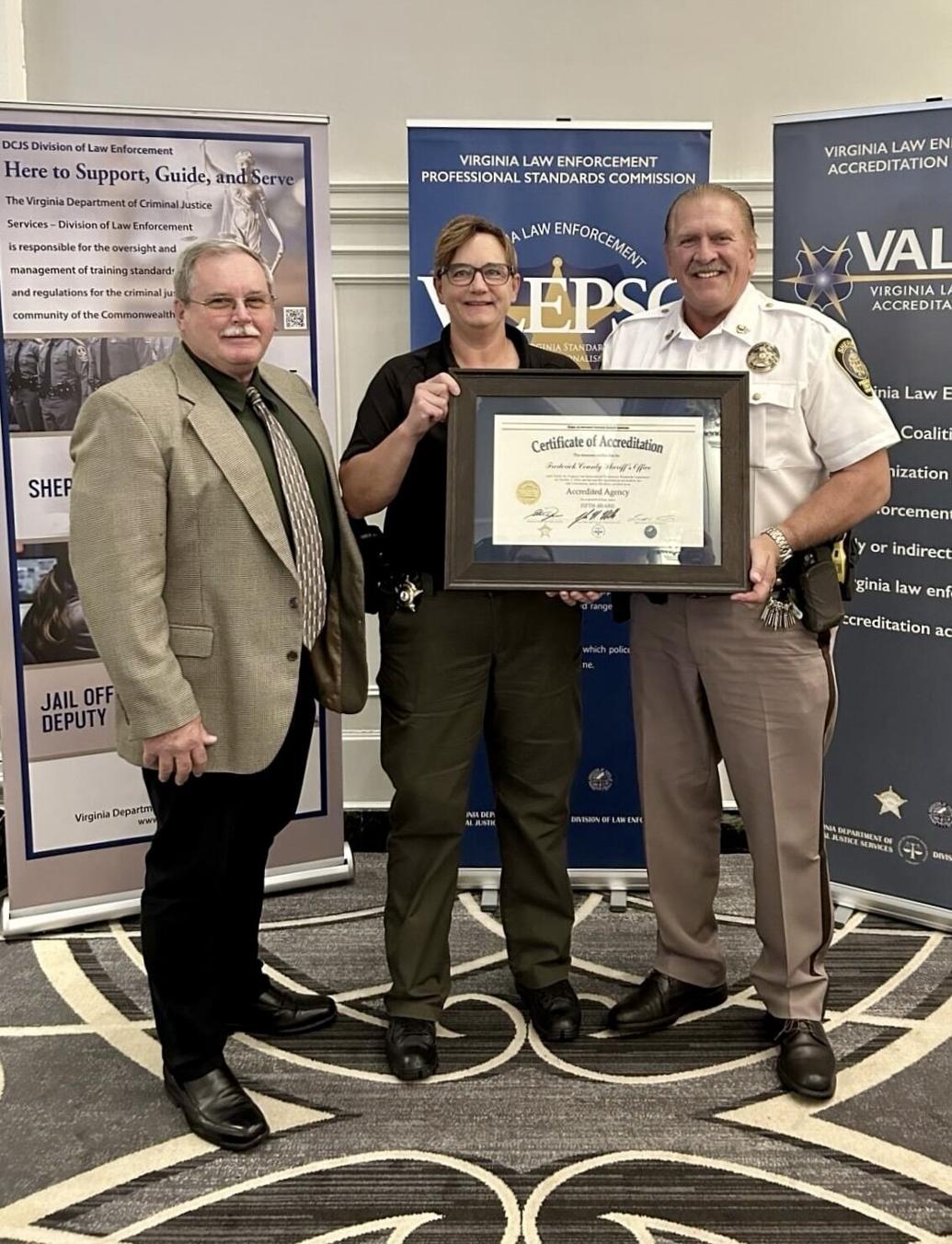 Frederick County Sheriff's Office earns state accreditation for 5th ...