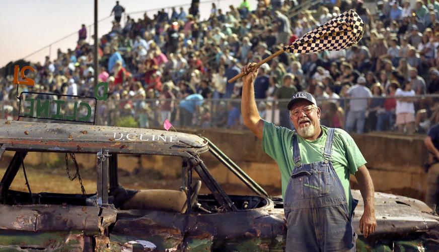 Precision collision: Drivers wow during demolition derby at Frederick ...