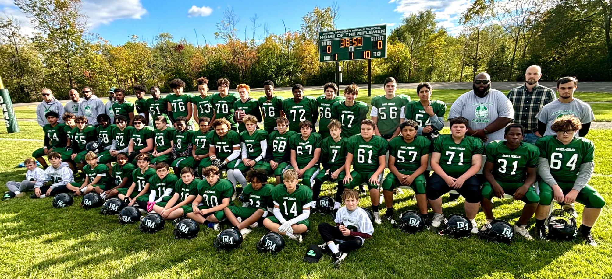 Perfect season for Daniel Morgan Middle School football | Winchester ...