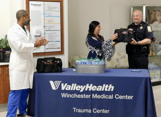 Foundation presents life-saving equipment to city police | Winchester ...