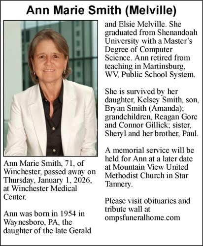 Ann Marie Smith (Melville) | Obituaries | winchesterstar.com