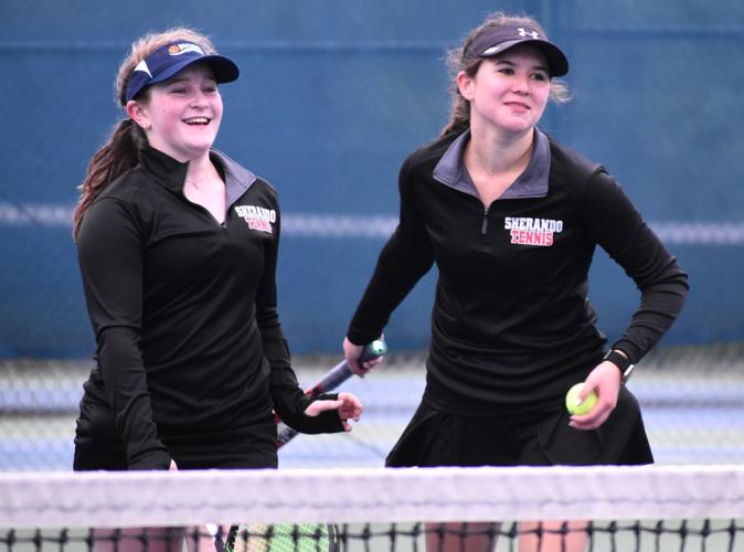Doubles wins lift Sherando past Handley in district girls' tennis ...