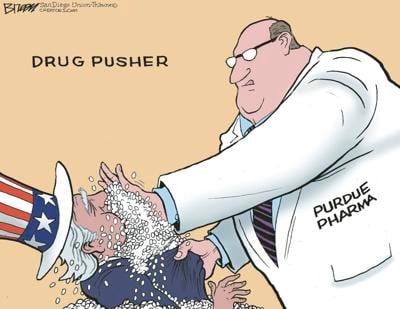 Cartoon: Drug pusher | Winchester Star | winchesterstar.com