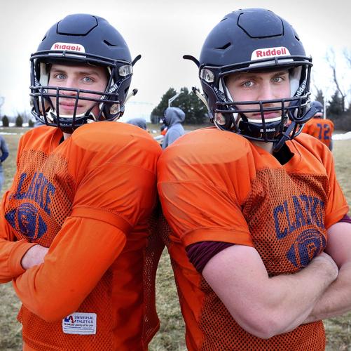 Clarke football's Brumback twins make impact in all phases | Winchester ...