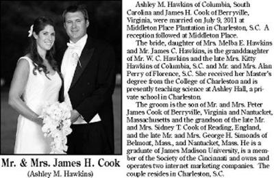 Mr. and Mrs. James H. Cook | Lifestyles | winchesterstar.com