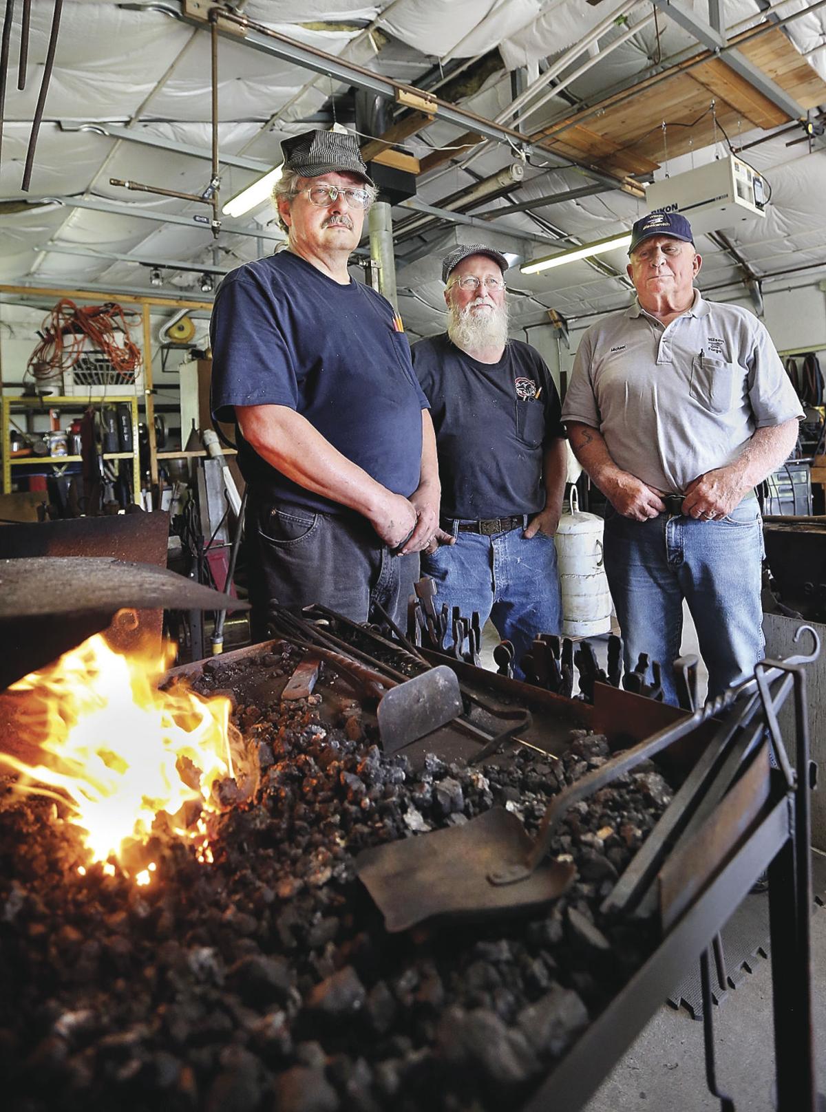 Local blacksmiths forge ahead with old-time craft | Features ...