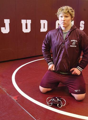 Jordan Dowrey throws his weight around on and off the mat | Sports ...