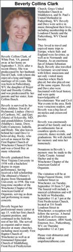 Beverly Collins Clark | Obituaries | winchesterstar.com