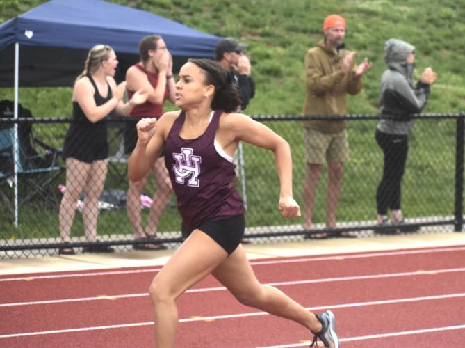 Girls' track & field: Handley's Mullins sizzles at wet Region 4D meet ...
