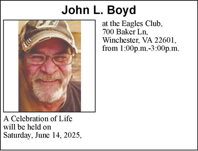 John L. Boyd | Obituaries | winchesterstar.com