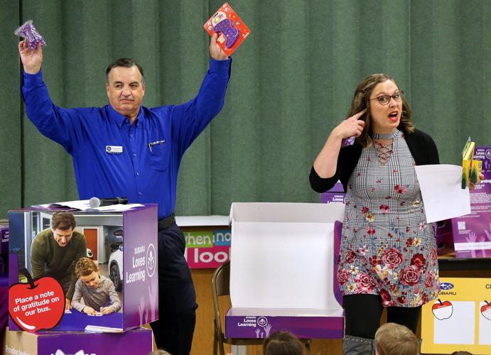 School receives fun, flexible seats from Subaru | Winchester Star ...