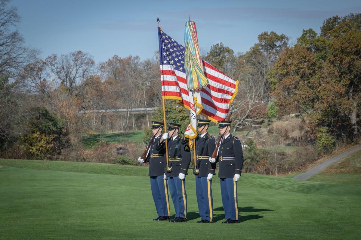 Color guard honors golf course Veterans Day event | Winchester Star ...