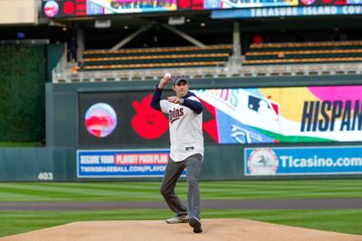 Miller throws first pitch at Twins game | Community | winonapost.com