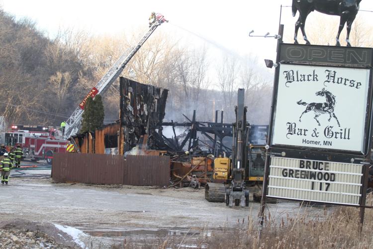 Black Horse Bar destroyed in fire | Crime & Justice | winonapost.com