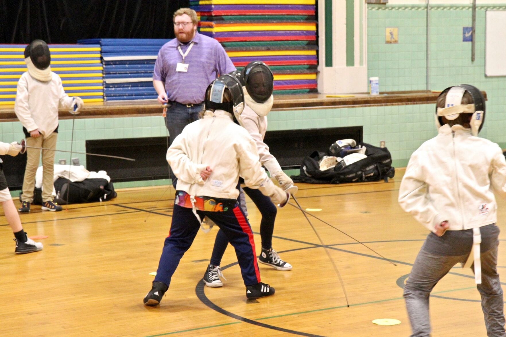 Learning discipline at WAPS' fencing club | News | winonapost.com