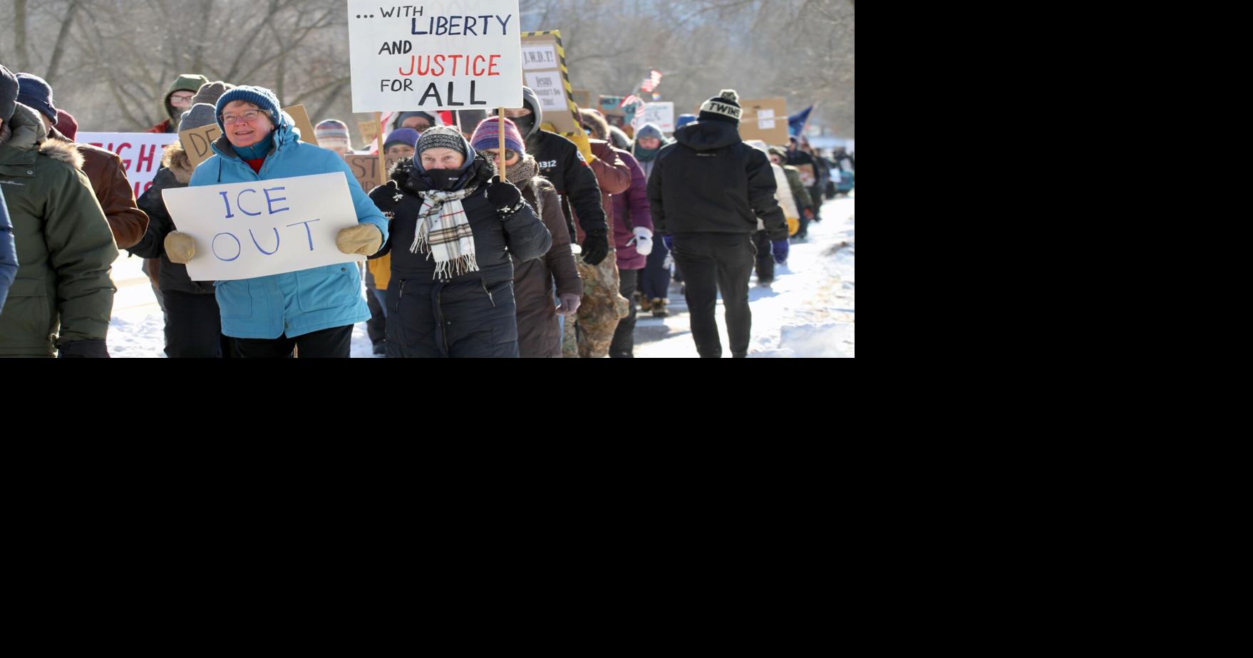 Community members protest ICE | News | winonapost.com