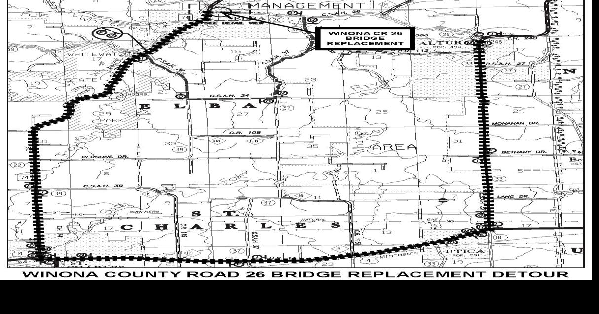 Cty. Rd. 26 bridge in Elba to close for repairs | News | winonapost.com