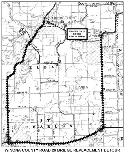 Cty. Rd. 26 bridge in Elba to close for repairs | News | winonapost.com