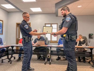 Goodview officer honored for his actions during unplanned delivery ...