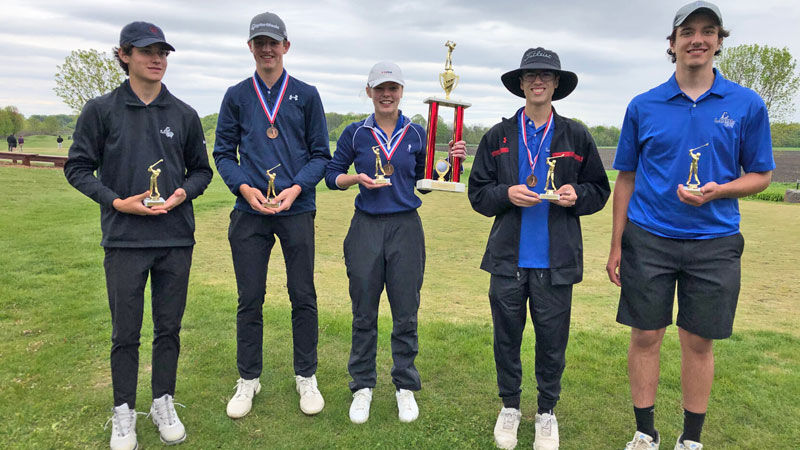 HS Boys Golf: Jacob Beckman overcomes tough start, tougher conditions ...