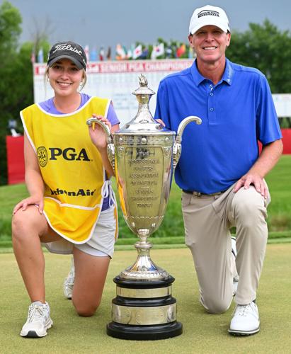 With daughter Izzi as his caddie, Steve Stricker wins his second ...