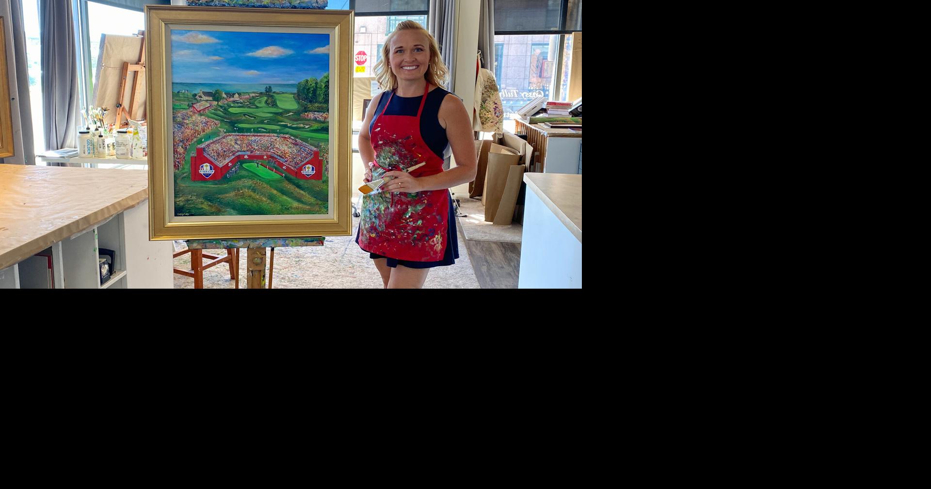 For Milwaukee artist Cassy Tully, painting official 2020 Ryder Cup ...
