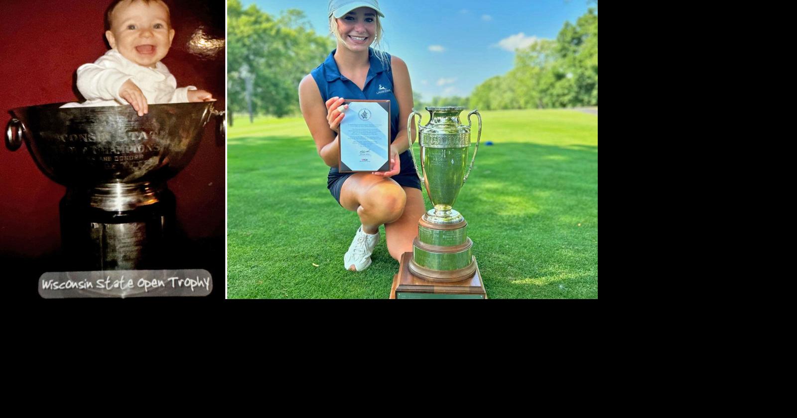 Aliisa Helminen, who first got her hands on a golf trophy at 4 months ...