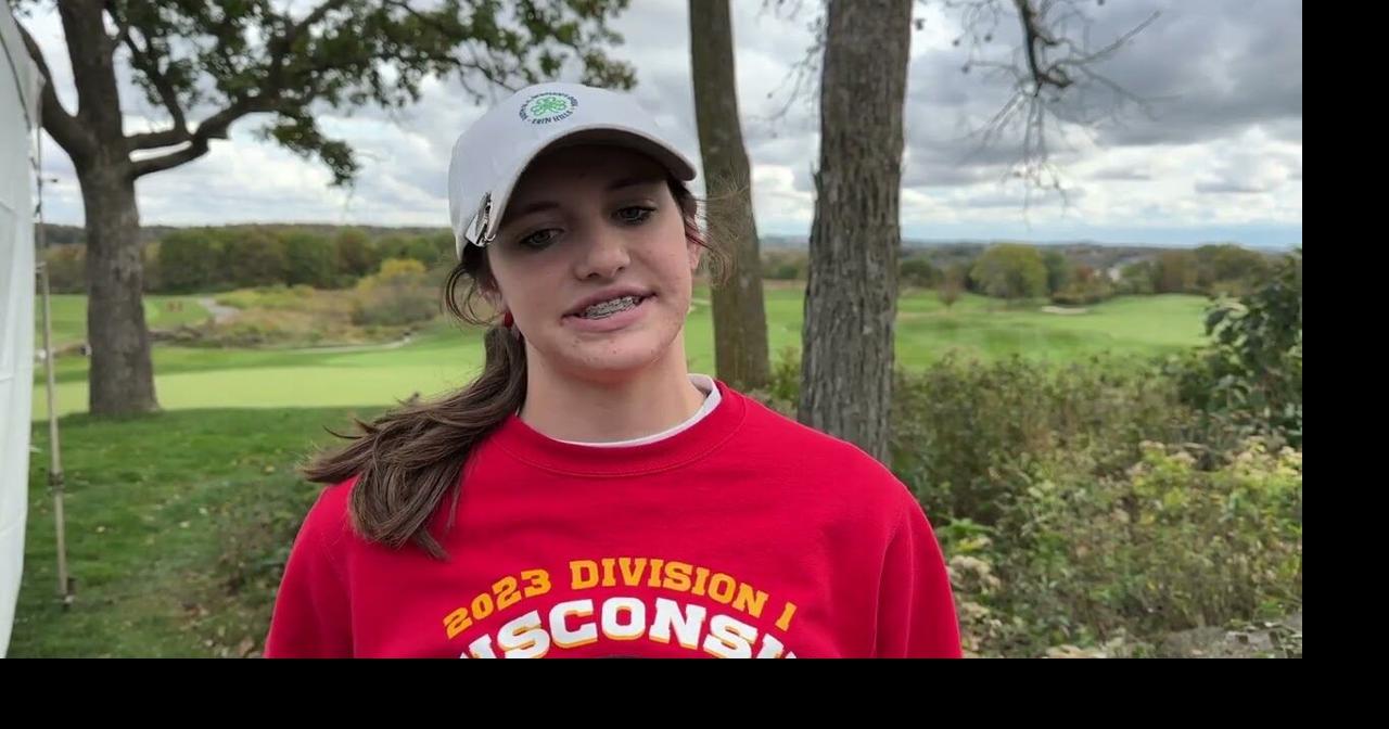 DSHA’s Zoe Gryniewicz on a tough opening round on Day 1 of its WIAA D1 ...