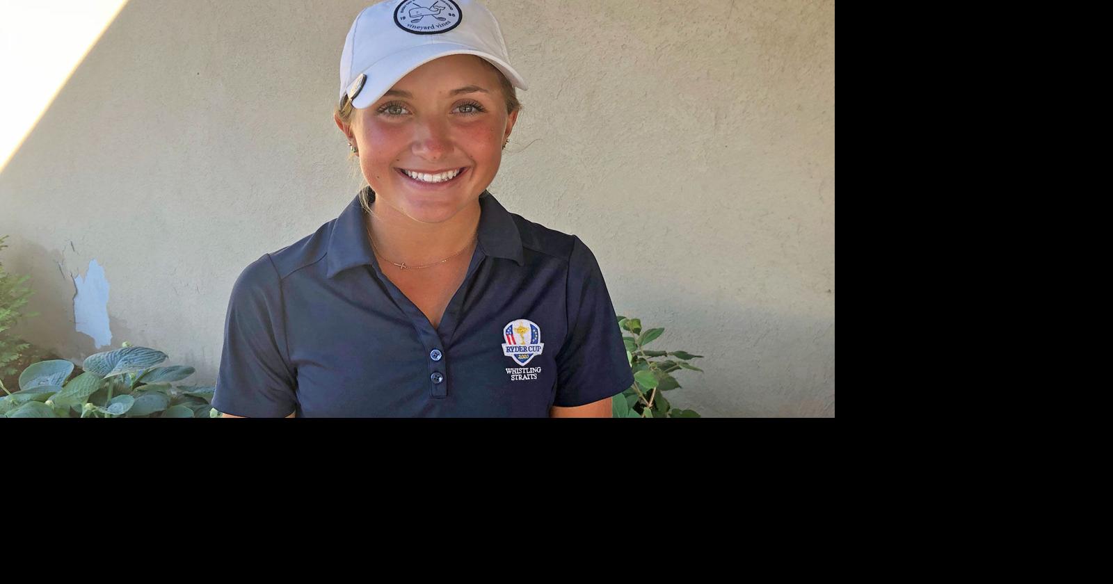 Grace Suter is only golfer to break par and leads by three shots after ...