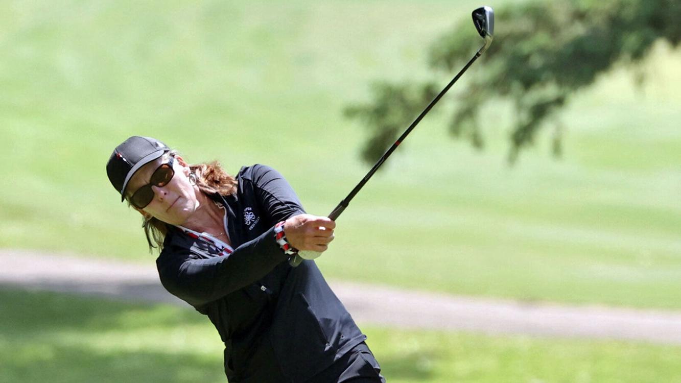 Another Stricker's got game: Nicki Stricker, Steve's wife and caddie ...