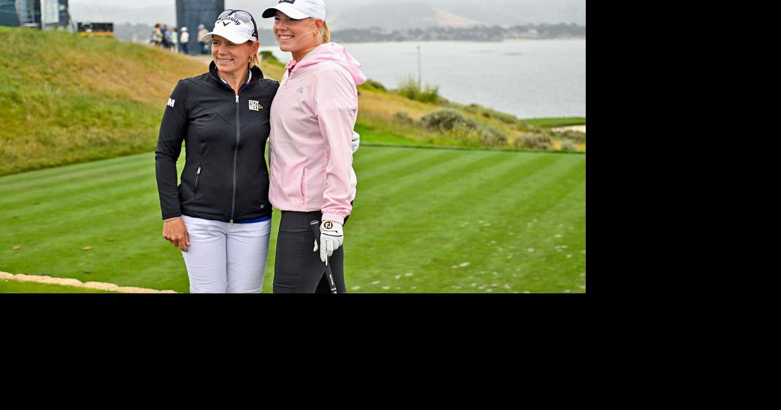 After practice round with golf icon Annika Sorenstam, ex-Badger Mackenzie Hahn set to make LPGA ...