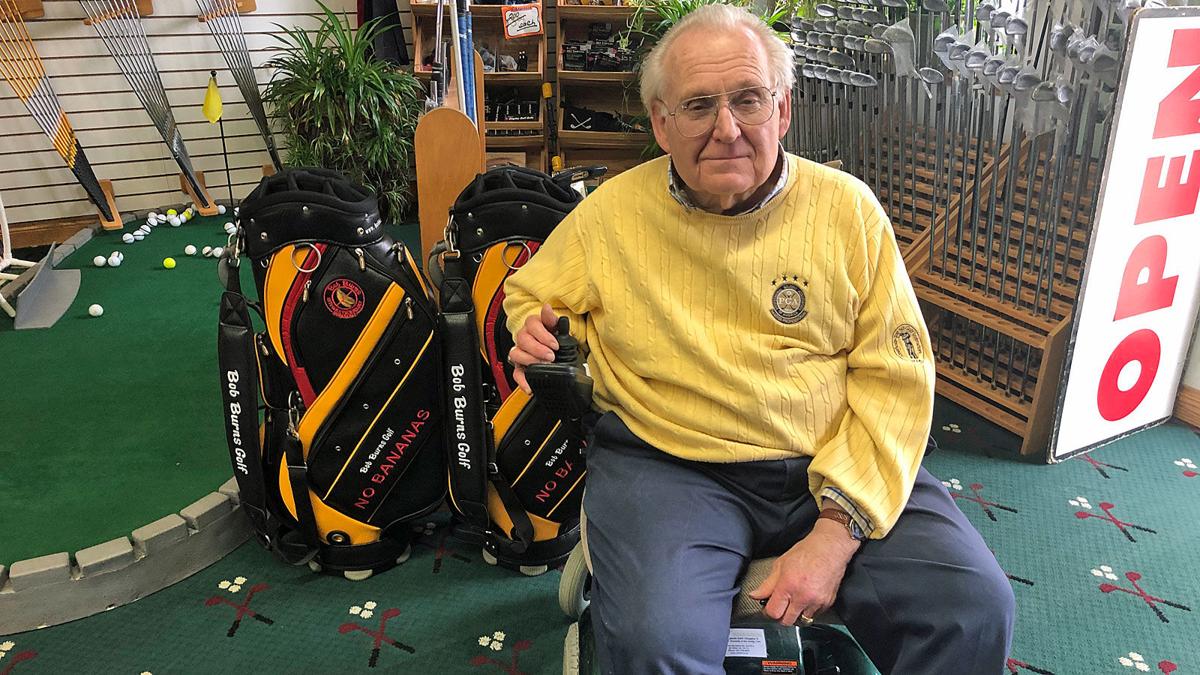 After a lifetime spent helping golfers, driving range owner Bob Burns ...