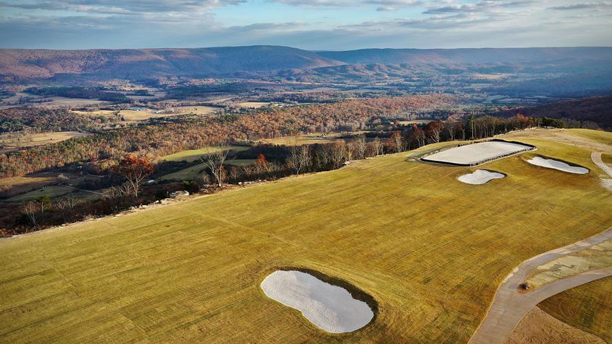 Photos: Construction on The Keep golf course at McLemore Resort in ...