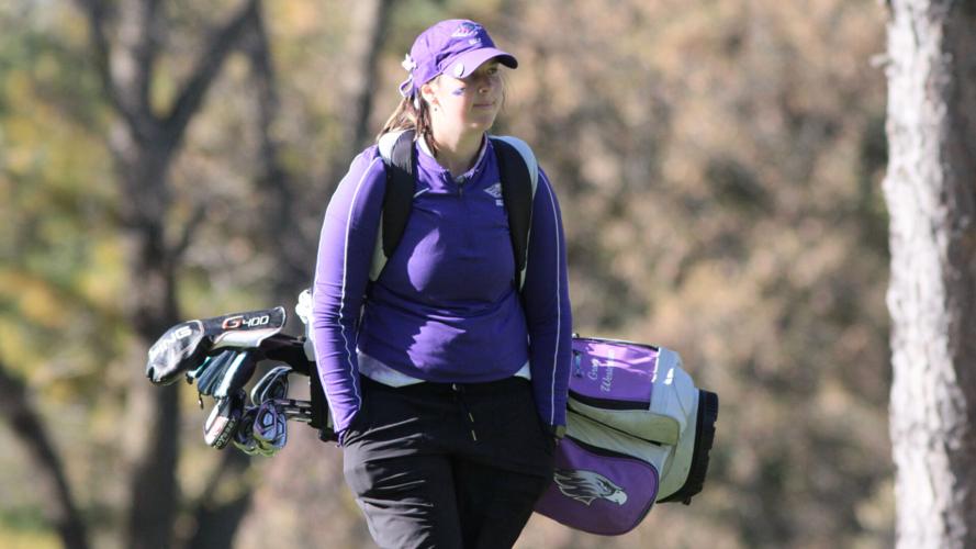 Photos: Top 10 golfers after 36 holes of 2022 WIAC women's golf ...