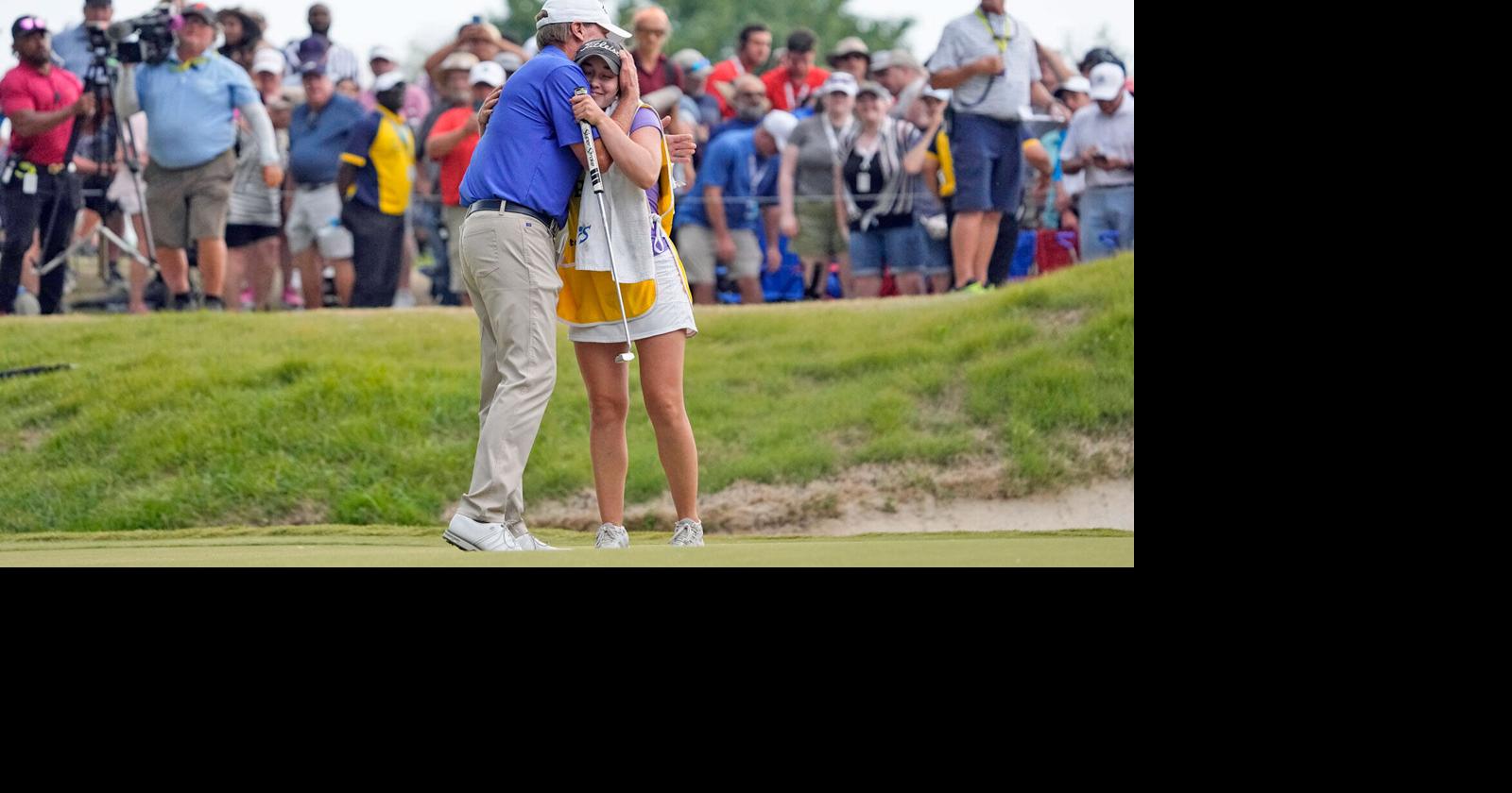 Photos: Steve Stricker wins Senior PGA Championship with daughter Izzi ...