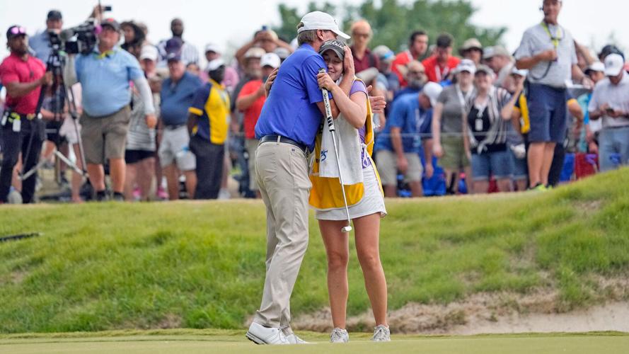 Photos: Steve Stricker wins Senior PGA Championship with daughter Izzi ...